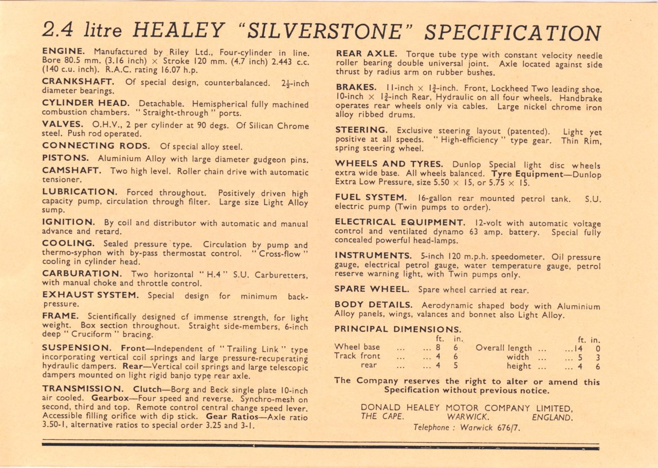 History | Healey Silverstone